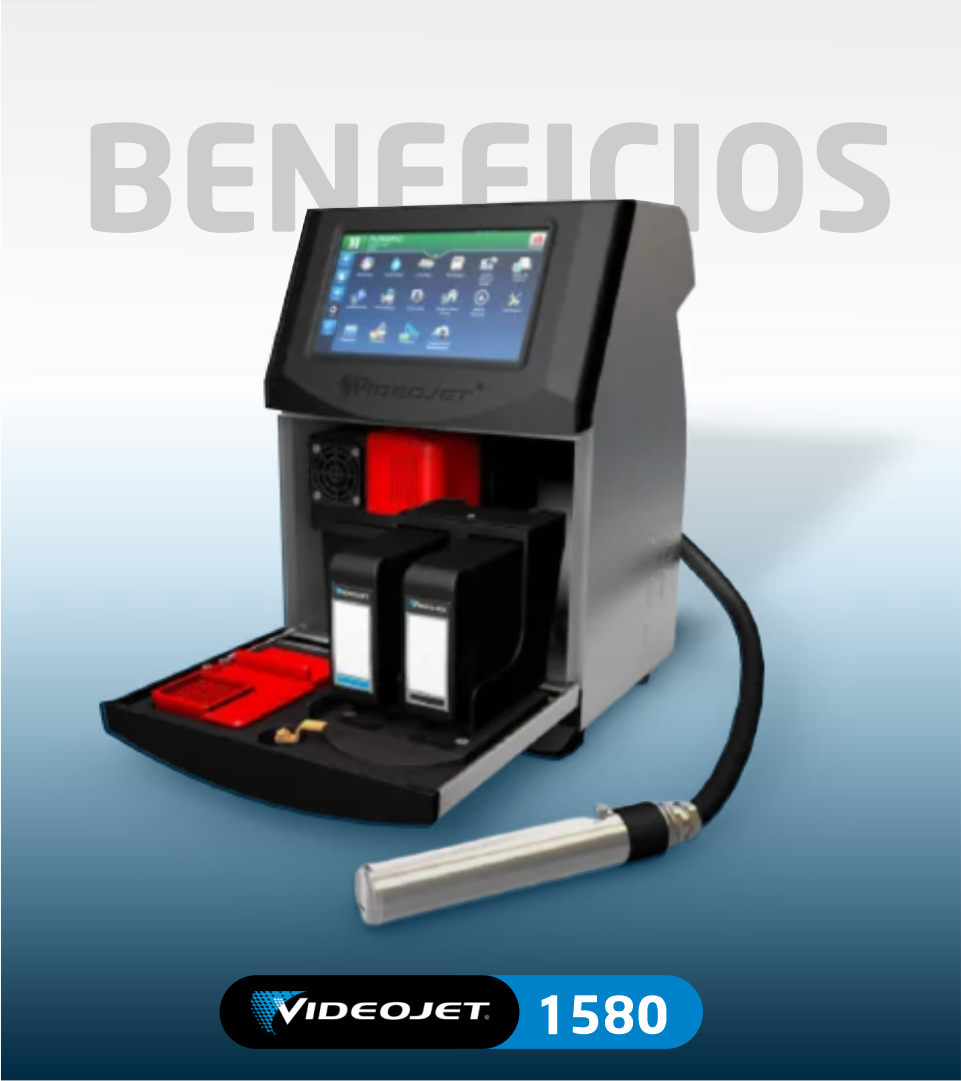 Codificadora Inkjet Videojet 1580 - FDC Sales Codificación y empaque