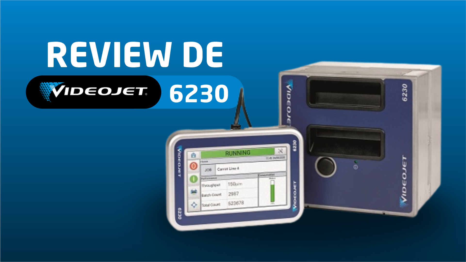 Impresora de Termotransferencia Videojet 6230 - FDC Sales Codificación y empaque